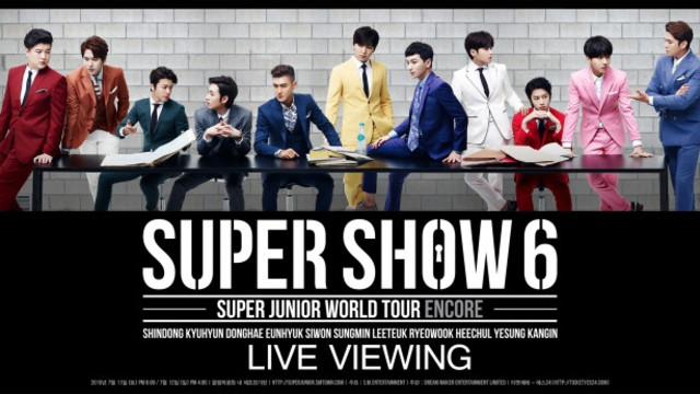SUPER JUNIOR WORLD TOUR “SUPER SHOW 6 ENCORE”ライブ・ビューイング開催決定！！ | antenna ...