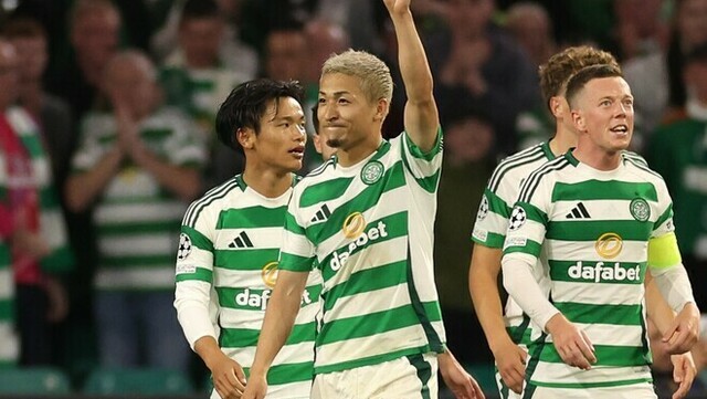 「息ぴったり」「マジやばい！」古橋→旗手→前田！セルティック日本人トリオの連係弾にファン興奮！「見事なゴール！アシストも完璧 ...