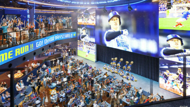 【DeNA】大規模複合施設が「BASEGATE横浜関内」に2026年春開業 大型LEDビジョンでプロ野球の試合も放映 | antenna[アンテナ]