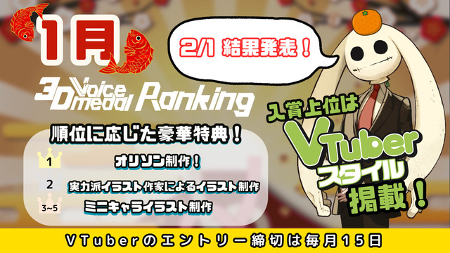 CrossVision、V-tamp1月「ボイスメダル」販売数トップ5のVTuberランキングを発表 | antenna[アンテナ]