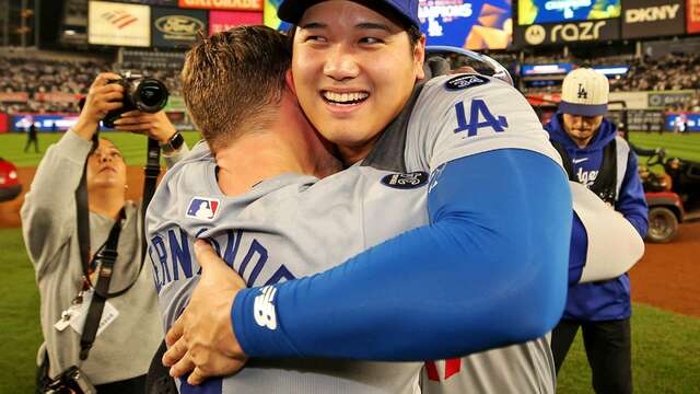 世界一の大谷翔平&山本由伸、ツーショットに「日本最高のコンビ 世界一の大谷翔平&山本由伸、ツーショットに「日本最高のコンビ