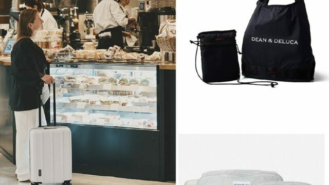 「DEAN & DELUCA」と旅しよう！ 初のキャリーケース＆ポーチ、サコッシュなどコラボが4/15発売 | antenna[アンテナ]